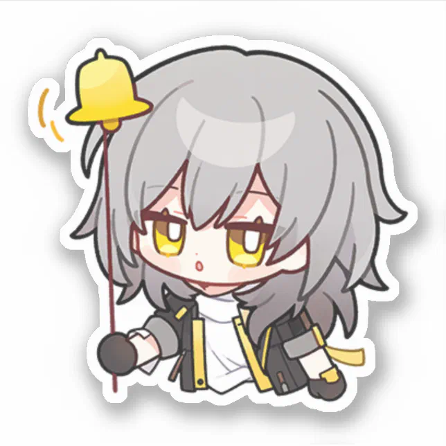 Adesivo Honkai Star Rail Chibi Stelle Sticker | Zazzle Brasil