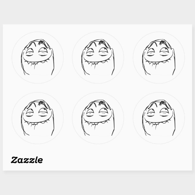 Cara De Meme Pfftch Sticker: Troll Face | Redbubble