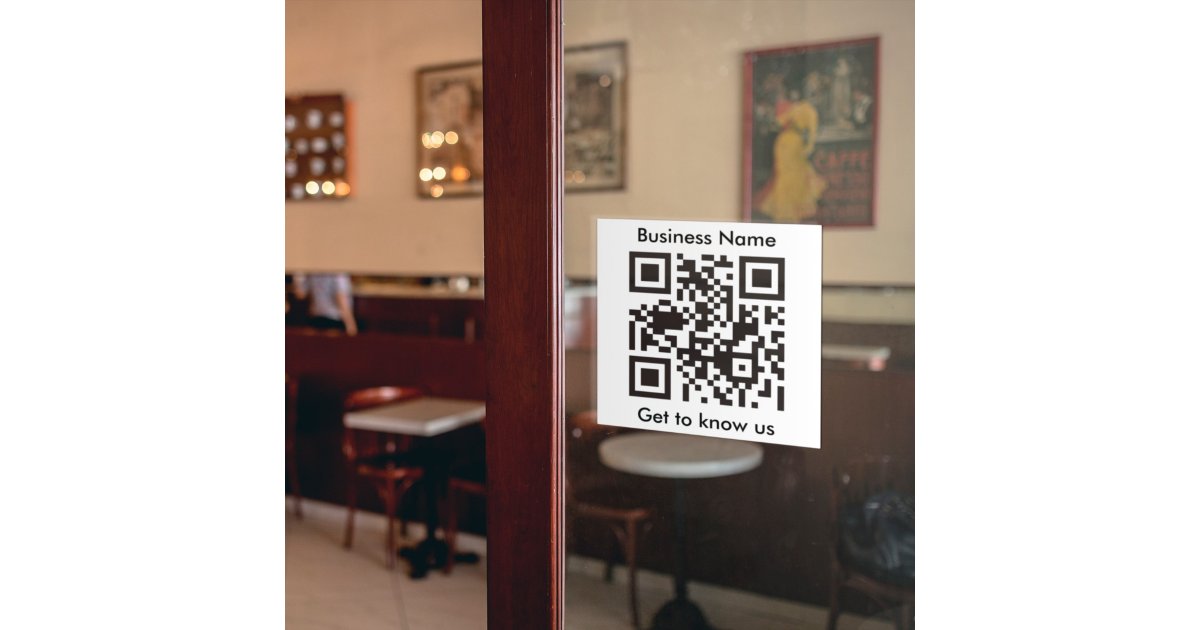 Adesivo Texto Personalizado Do Verificador De Códigos QR P | Zazzle Brasil
