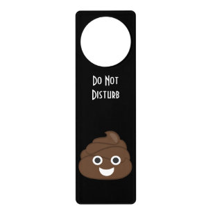 Avisos de Porta Emoji | Zazzle.com.br