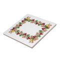 Azulejo Vintage Floral | Zazzle Brasil