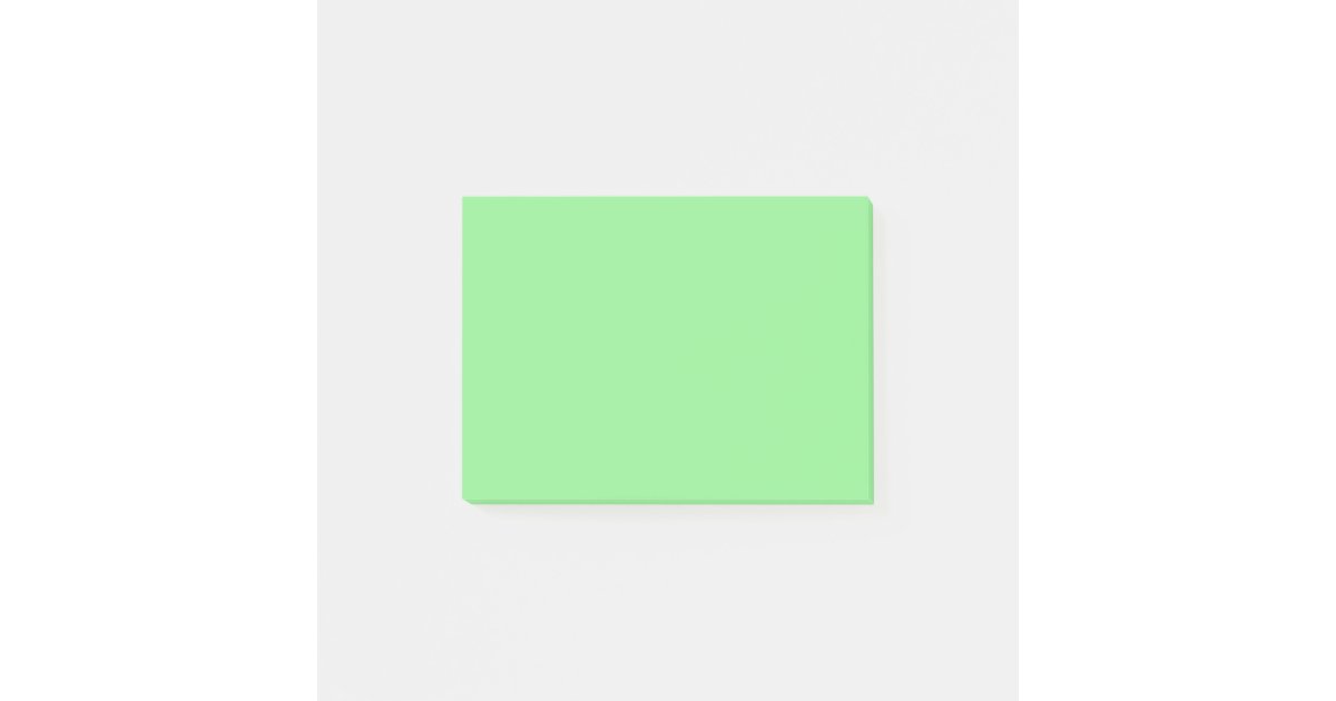 Bloco Post-it Verde claro | Zazzle Brasil