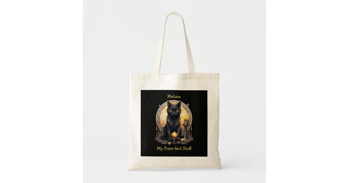 Bolsa Tote Meu Gato Negra Gótico Testemunha Puro | Zazzle Brasil