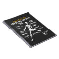 Caderno Espiral Anatomia do esqueleto de combate a Jiu Jitsu | Zazzle Brasil