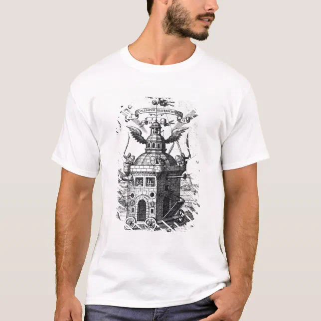 Camiseta Collegium Fama Fraternitatis do Frontispiece ' | Zazzle Brasil