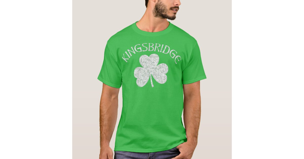 Camiseta Kingsbridge Bronx NY Irish Shamrock aflita | Zazzle Brasil