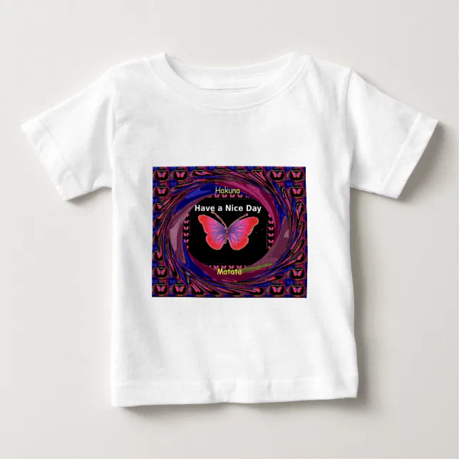 Camiseta Para Bebê Hakuna Matata tem um belo dia.png | Zazzle Brasil