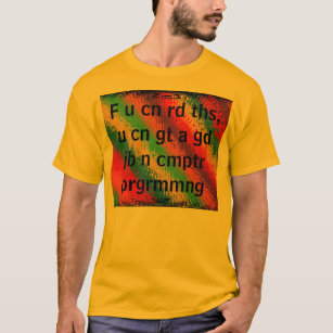 Camisas & Camisetas Linguagem De Programação | Zazzle.com.br