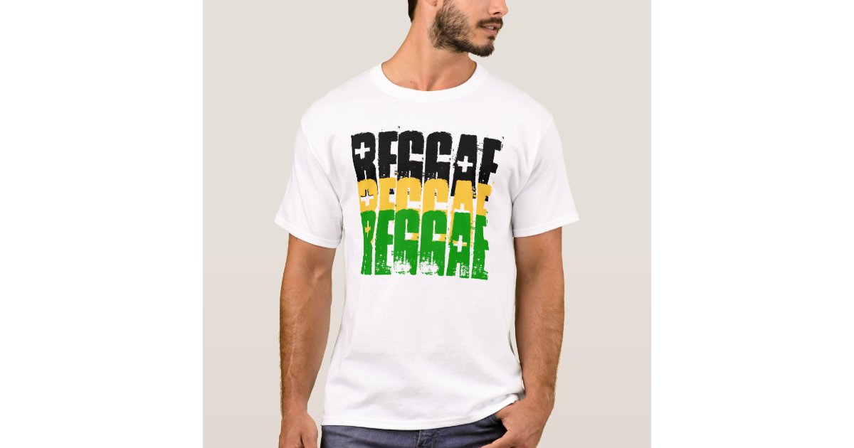 CAMISETA REGGAE, REGGAE, REGGAE | Zazzle Brasil