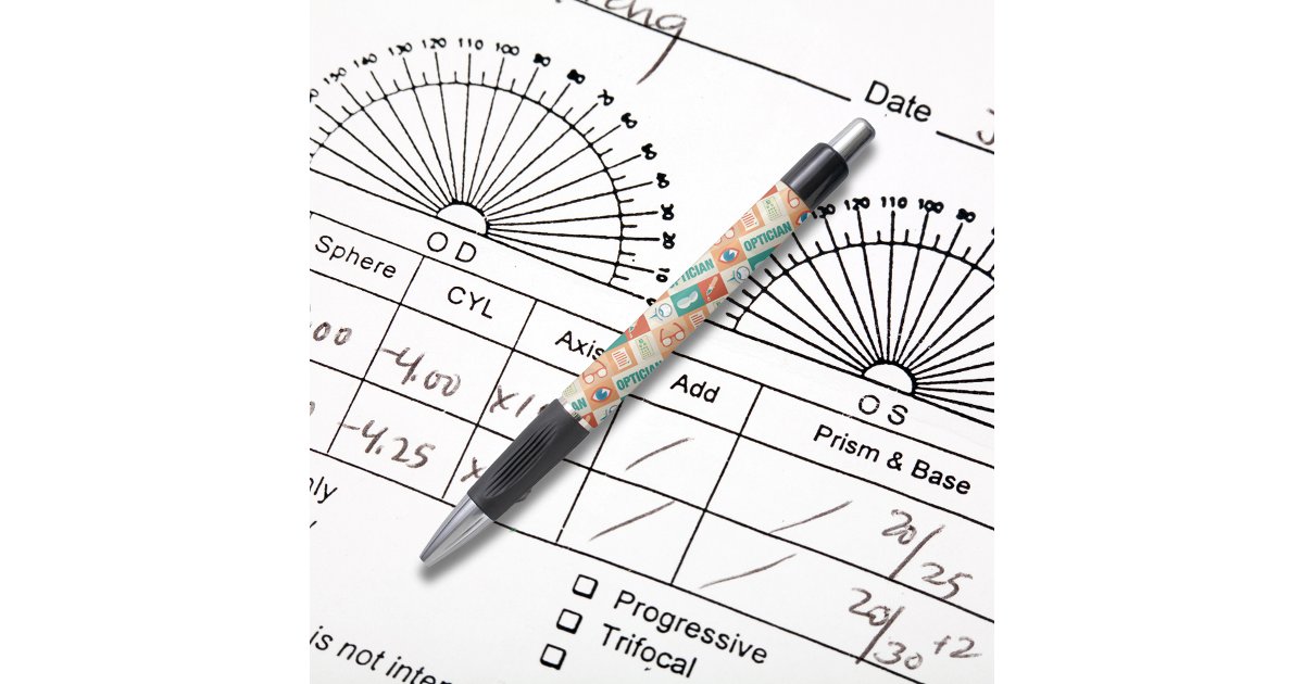 Caneta Design Icônica de óptica profissional | Zazzle Brasil