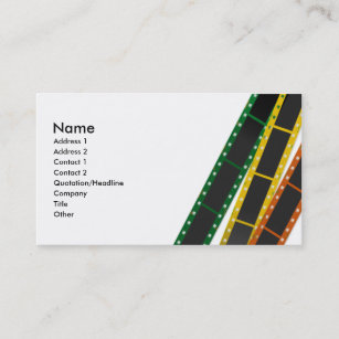 Cartões de Visita Cinema | Zazzle.com.br