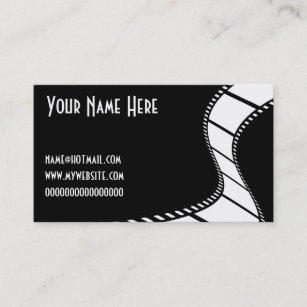 Cartões de Visita Cinema | Zazzle.com.br