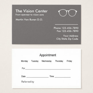Cartões de visita Oftalmologista | Zazzle.com.br