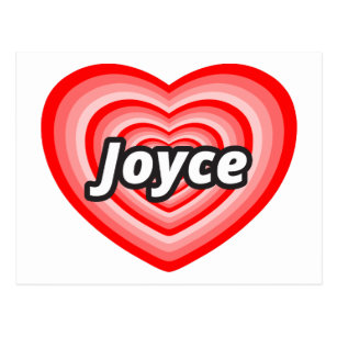 Cartões Nome Joyce | Zazzle.com.br