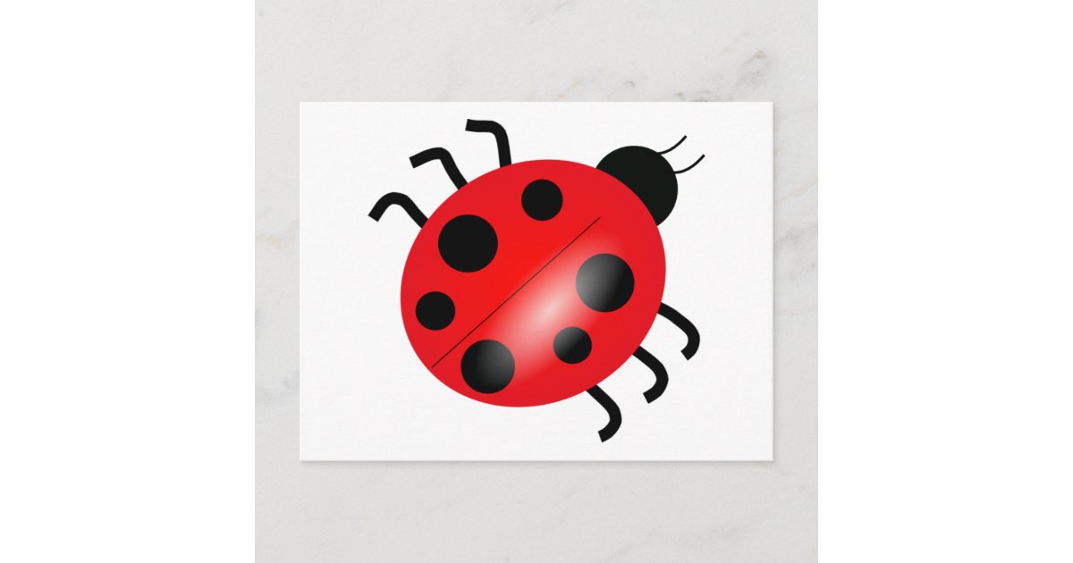 Cartão Postal Ladybug - Ladybird | Zazzle Brasil