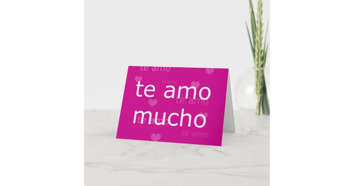 Cartão Te Amo, card | Zazzle Brasil