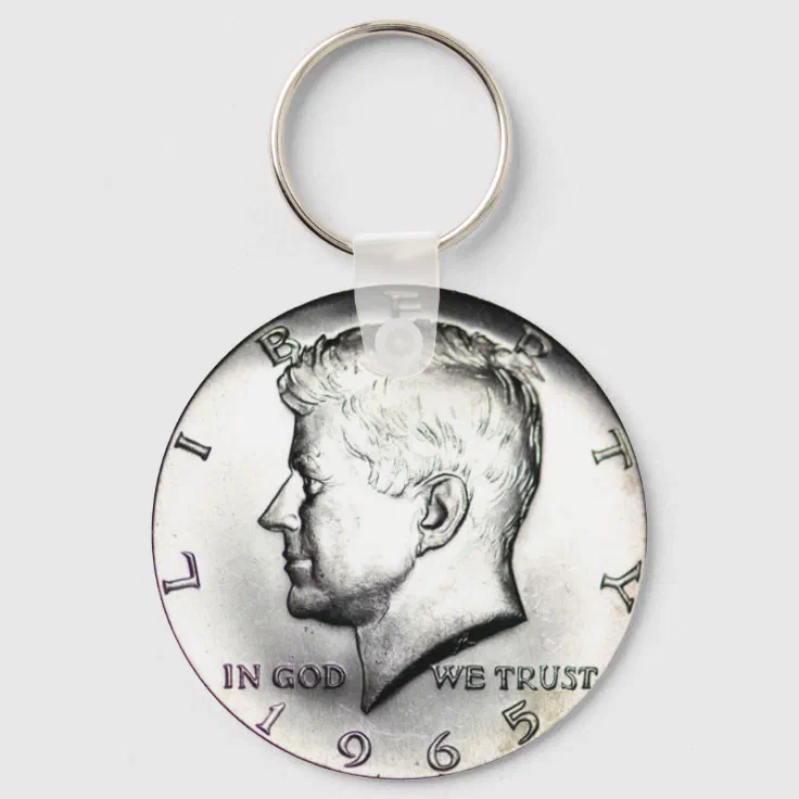 Chaveiro Kennedy Half Dollar Key Chain. | Zazzle.com.br
