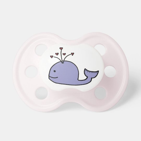 Chupeta Pacifier lunático da baleia dos desenhos animados | Zazzle.com.br