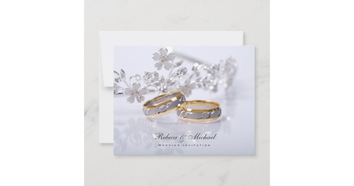 Convites de Banda de Casamento Elegante | Zazzle Brasil