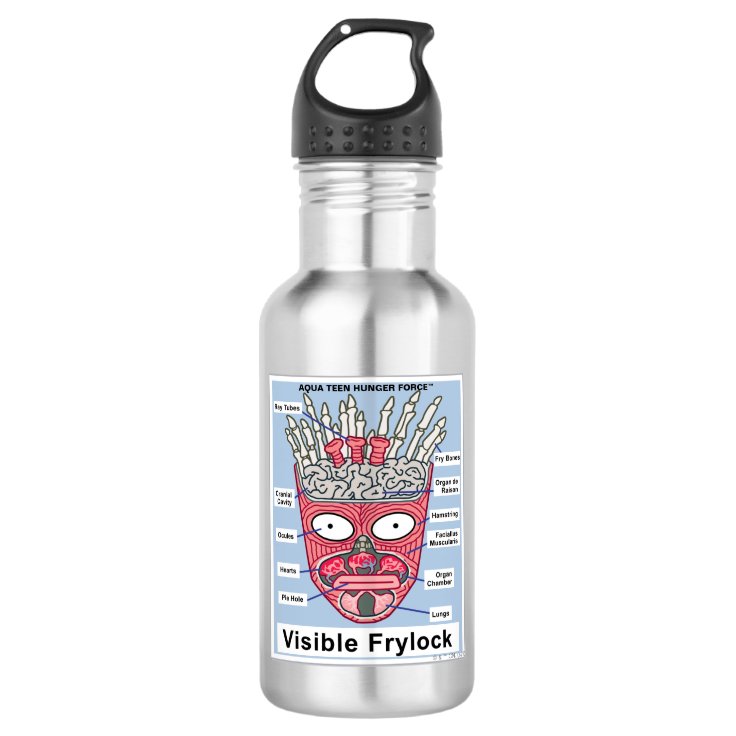 Garrafa Aqua Teen Hunger Force Visible Frylock Poster | Zazzle.com.br