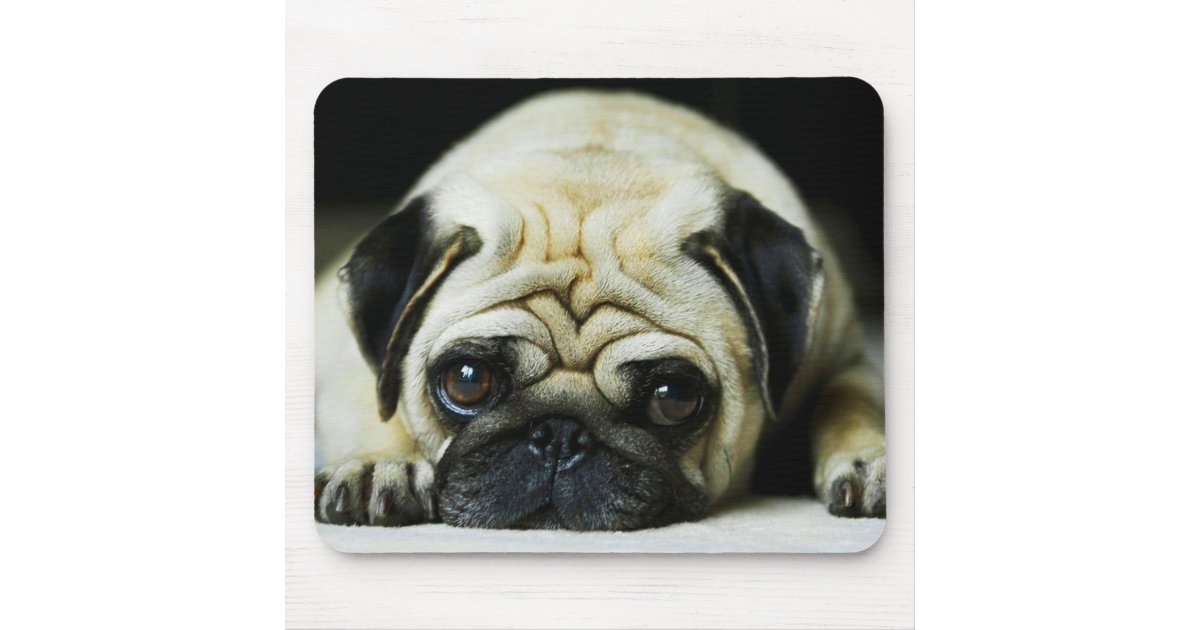 Mousepad Pug | Zazzle Brasil