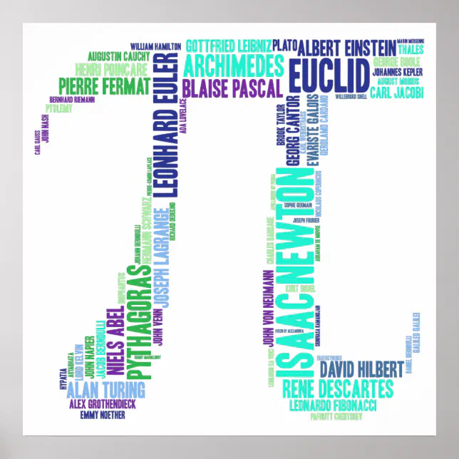 Poster de matemáticos | Zazzle Brasil