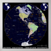 Mapa Fisico Do Hemisferio Ocidental Mapa Do Hemisfério Ocidental De