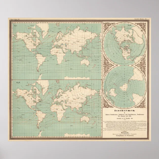 Poster Mapa Mundial de Isqueiros da Vintage (1850) | Zazzle Brasil