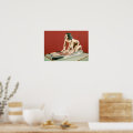 Poster Model of a woman grinding grain, Old Kingdom | Zazzle Brasil