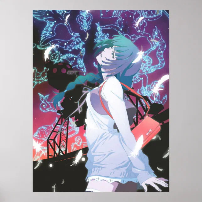 Poster Monogatari Series Senjougahara Hitagi | Zazzle Brasil
