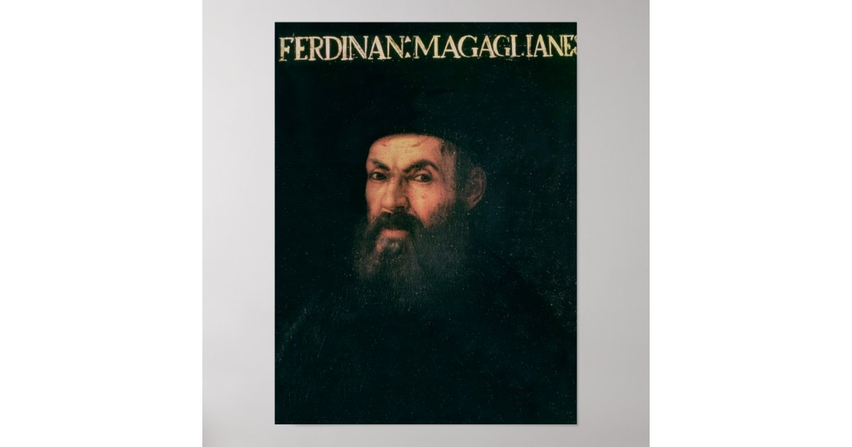 Poster Retrato de Ferdinand Magellan | Zazzle Brasil
