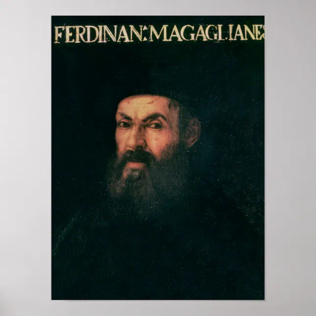 Poster Retrato de Ferdinand Magellan | Zazzle Brasil