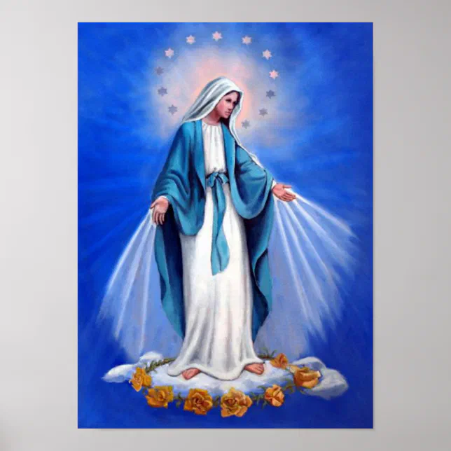 Poster Santa Virgem Maria, mãe de Deus modelo | Zazzle Brasil