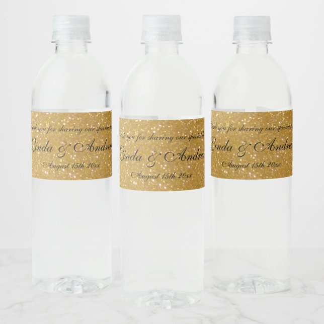 Modelo De Rotulo De Garrafa De Agua De Casamento Crie Rótulos Vinho