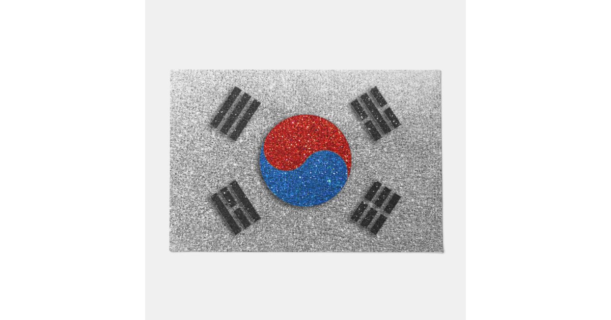 Tapete Sinalizador Coreano Glitter Seul Coreia Bem-vindos | Zazzle Brasil