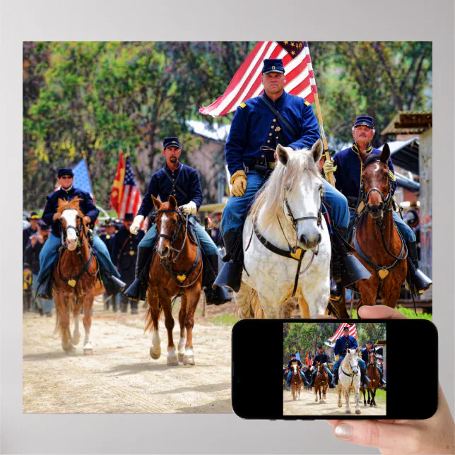 Union Cavalry Poster | Zazzle Brasil