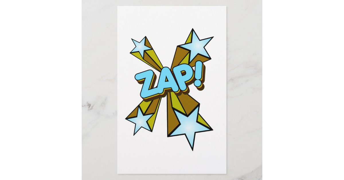 Zap, Zing, Pow! | Zazzle Brasil